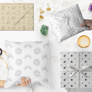 Zodiac Symbol Digital Paper Set/celestial Seamless Pattern/astrological ...