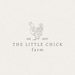 Premade Hen Logo-chicken Logo-chick Logo-farm Watermark-farmers Market ...