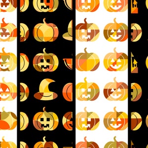 Halloween Digital Paper, Autumn Digital Paper, Halloween Seamless ...