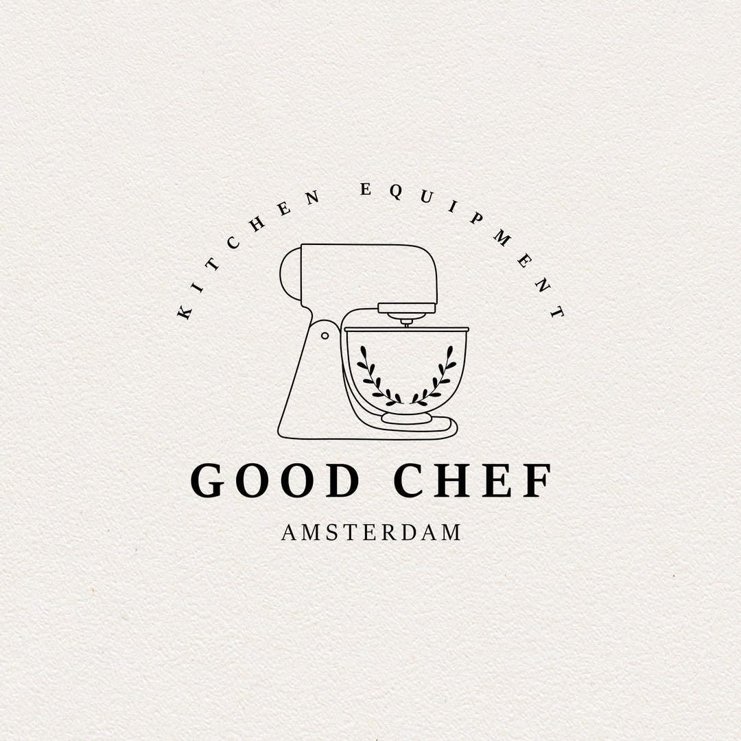 Cooking Premade Logo Design/kitchen Baking Recipe Blog/mixer Logo ...