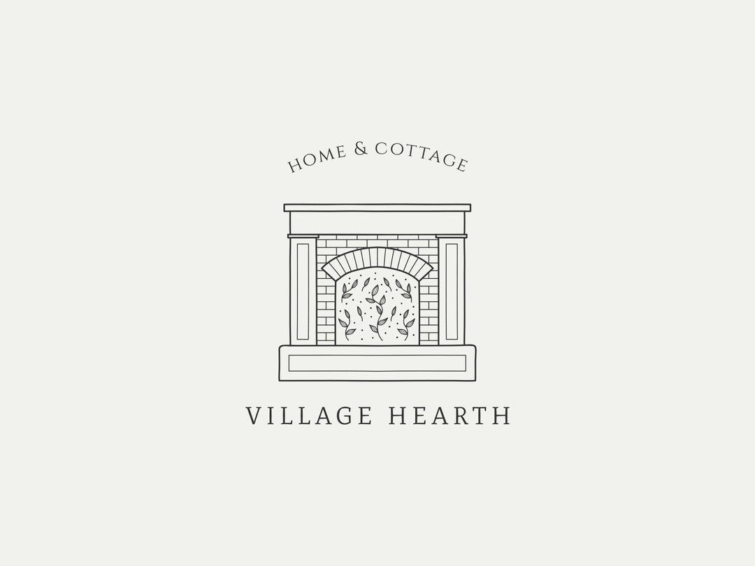 Fireplace Logo Premade Home Decoration Logo Premade Logo Blogger ...