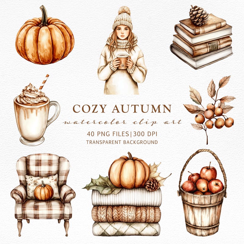 Autumn Clip Art - Etsy