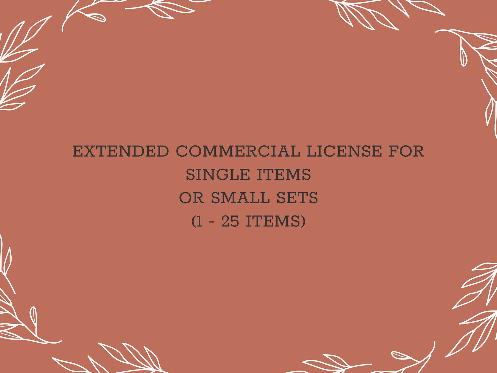 Extended Commercial License/commercial Use Clipart/commercial Use ...