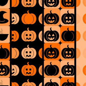 Halloween Digital Paper, Autumn Digital Paper, Halloween Seamless ...