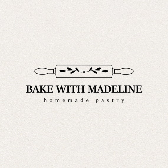 Rolling Pin Logo Bakery Logo, Rolling Pin Logo