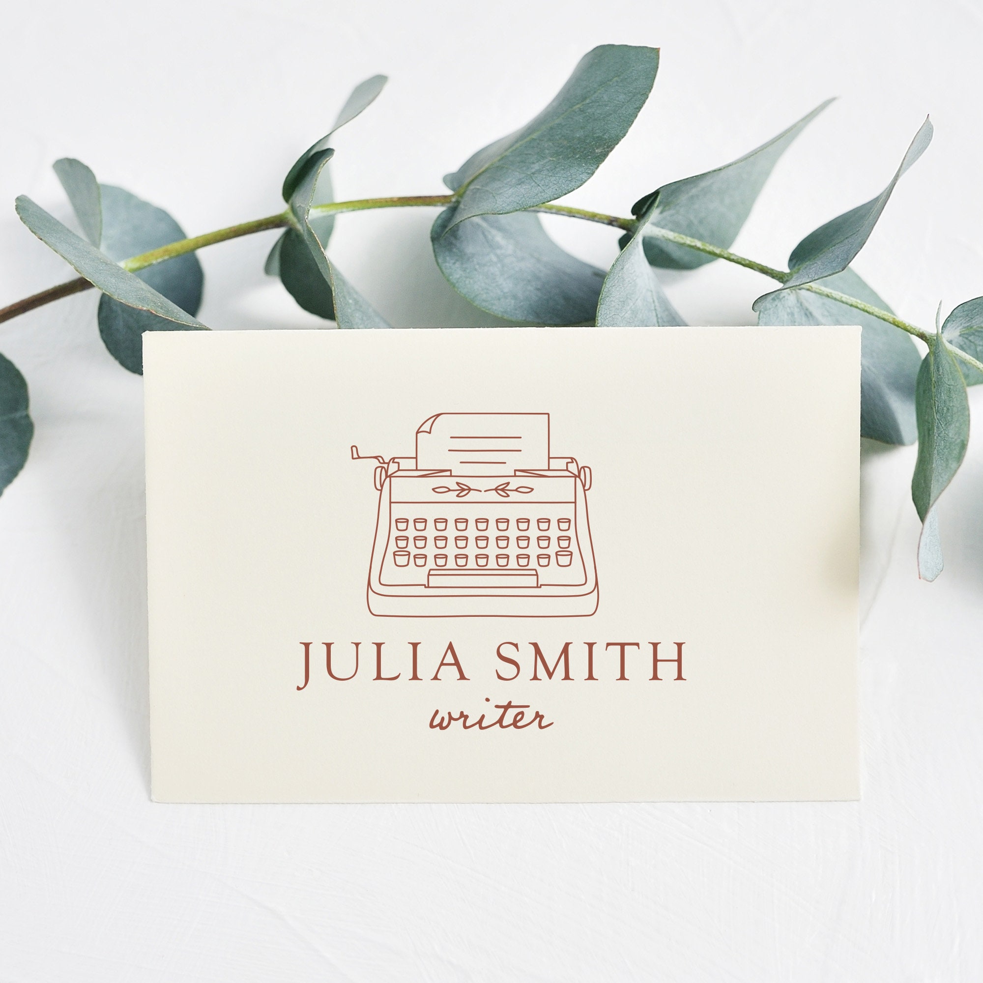 Typewriter Logo/premade Logo Design/logo Stamp/writer Logo/hand Drawn ...