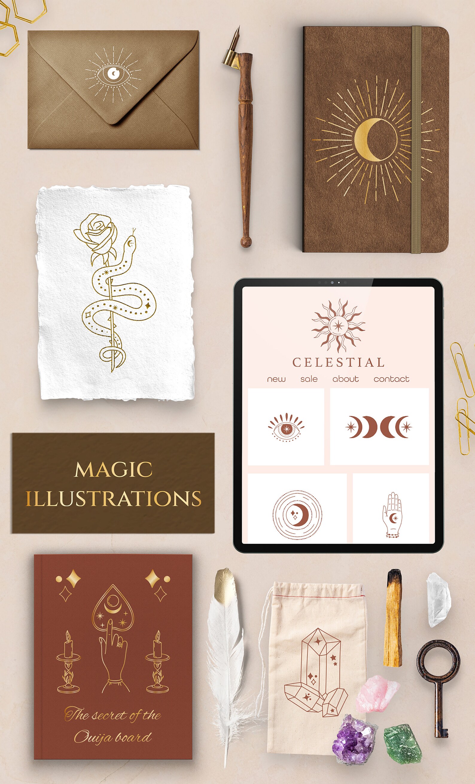 Magic Icon Set/mystical Icon Package/witchcraft - Etsy