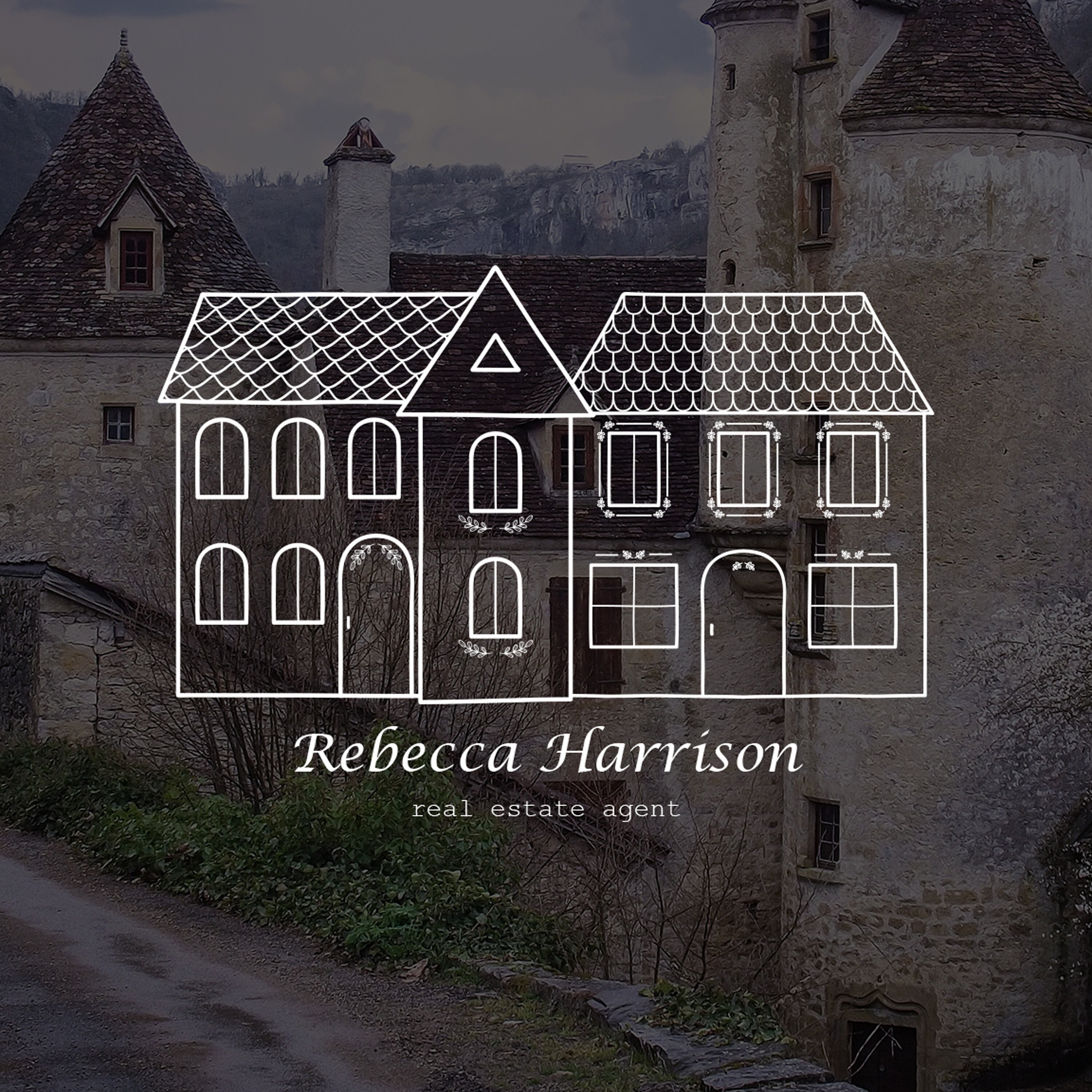 House Illustration Svg/line Icons Png/house Clipart/building | Etsy