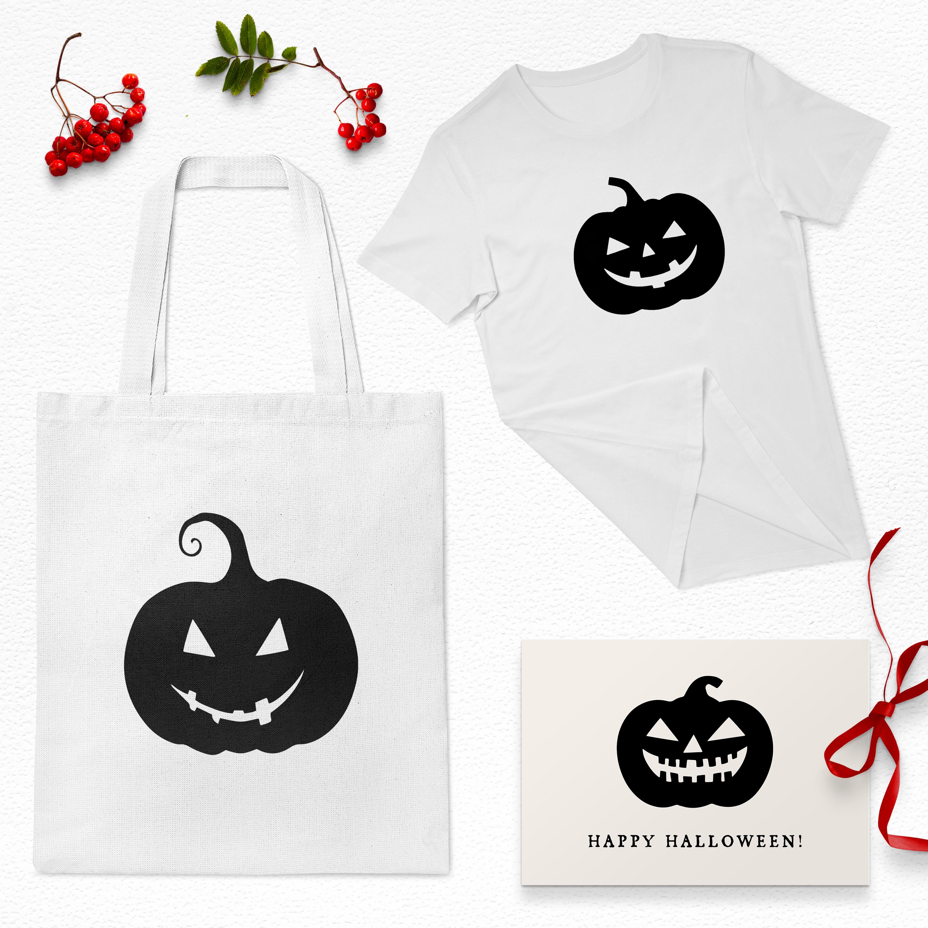 Halloween Pumpkin Silhouette Svg Bundle, Jack-o-lanterns Svg, Halloween ...