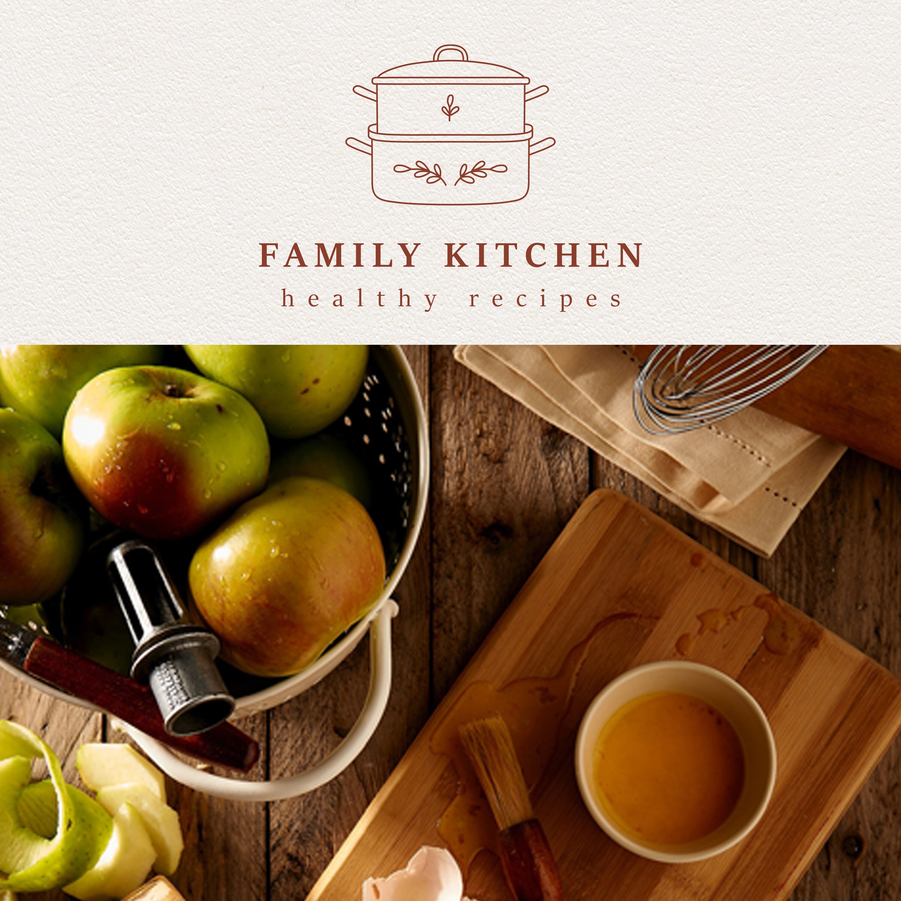 Cooking Premade Logo Design/kitchen Baking Recipe Blog/cooker Logo/pan ...