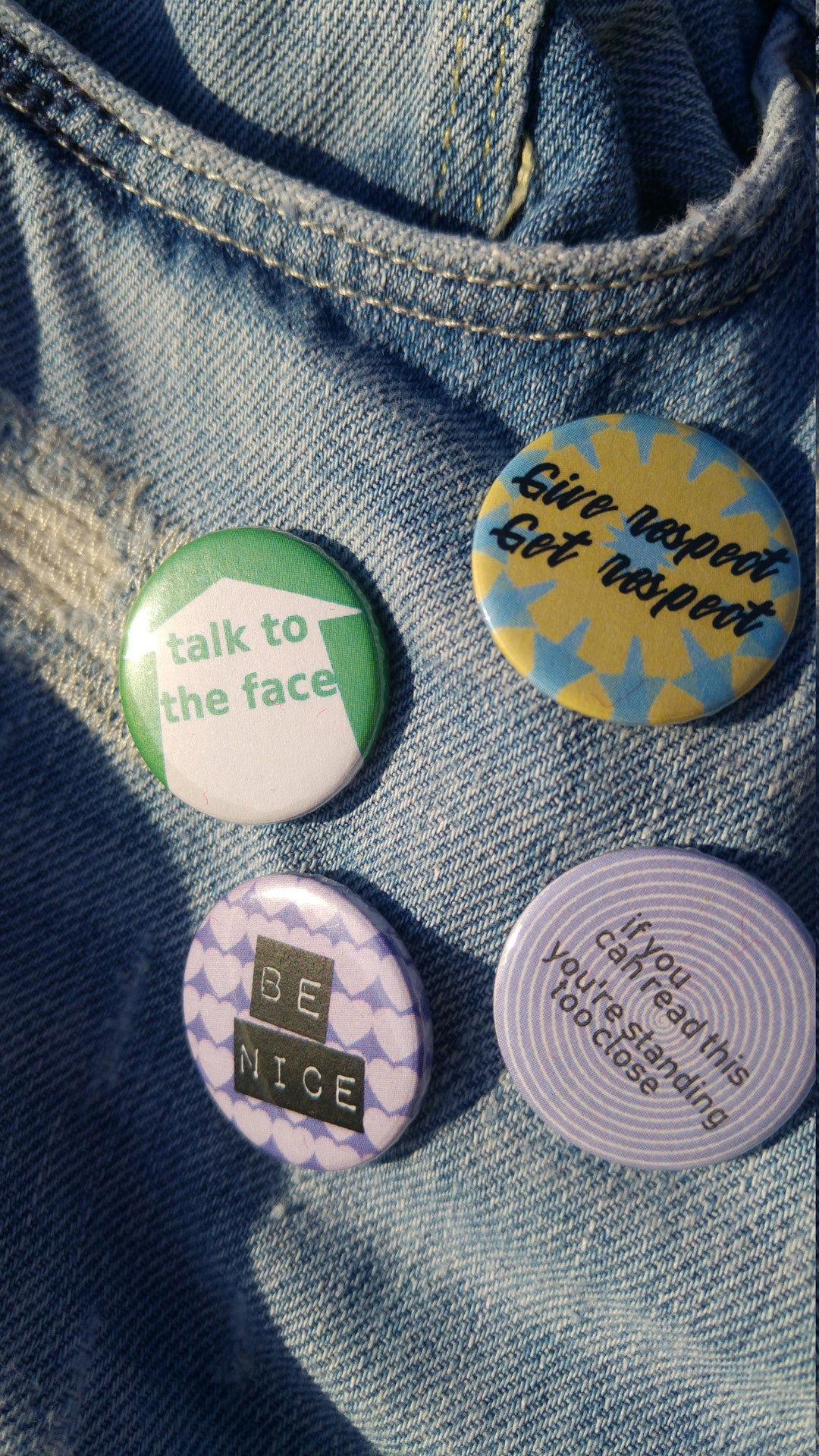 Respect Badge Set - Etsy