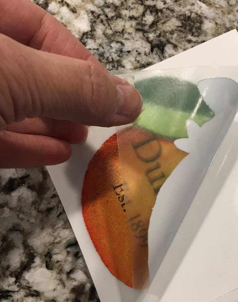 Dunedin Orange Window Decal by Gabelgroves - Etsy