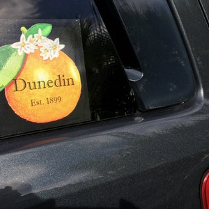 Dunedin Orange Window Decal by Gabelgroves - Etsy