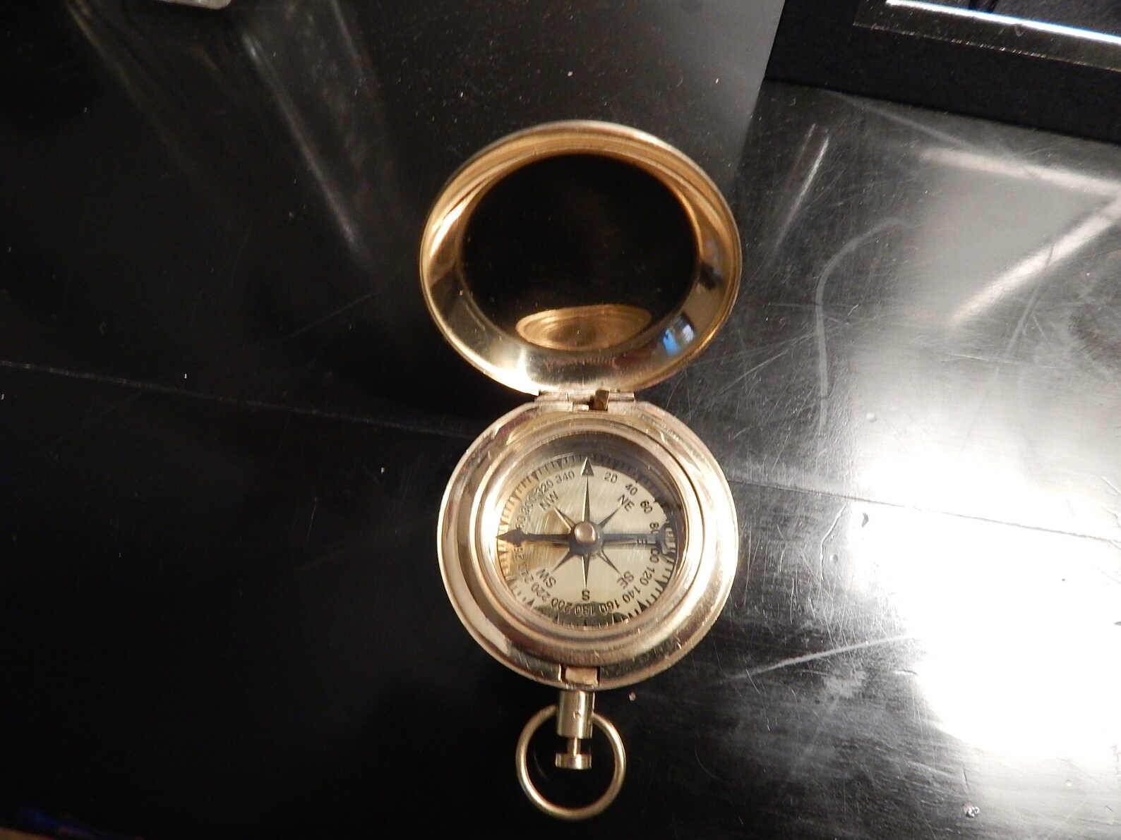 Small Brass Pocket Compass Can Be Engraved 24hr Turn Round - Etsy UK