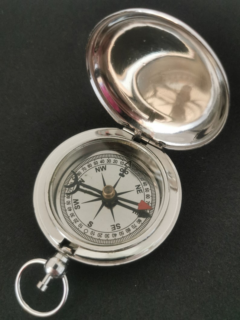 Small Brass Pocket Compass Can Be Engraved 24hr Turn Round - Etsy UK
