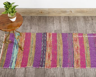 Long Rag Rug Runner - Etsy