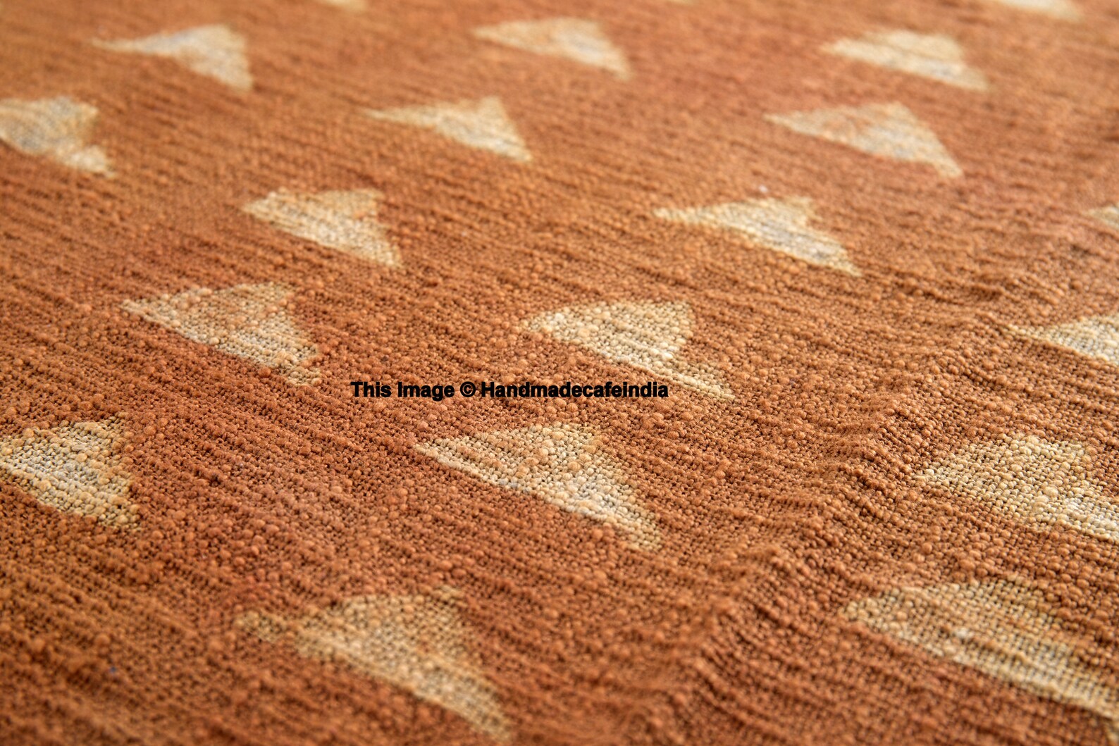 Rust Throw Blanket for Couch En Mudcloth Boho Throw With - Etsy