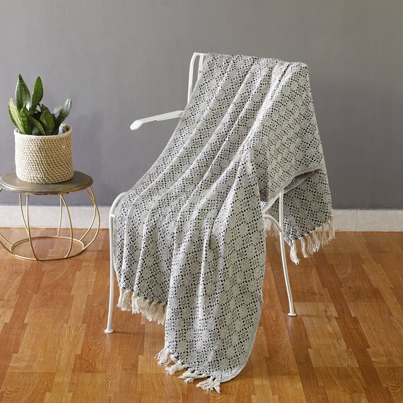 Blanket Throw Chair Couch Throws Hand Woven Soft Patio Throw - Etsy