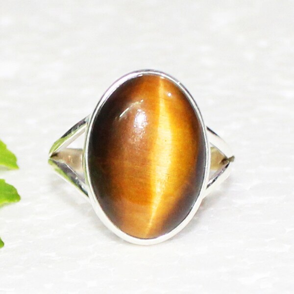Tiger Eye Ring - Etsy