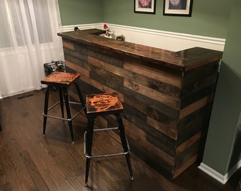 Rustic mini bar | Etsy