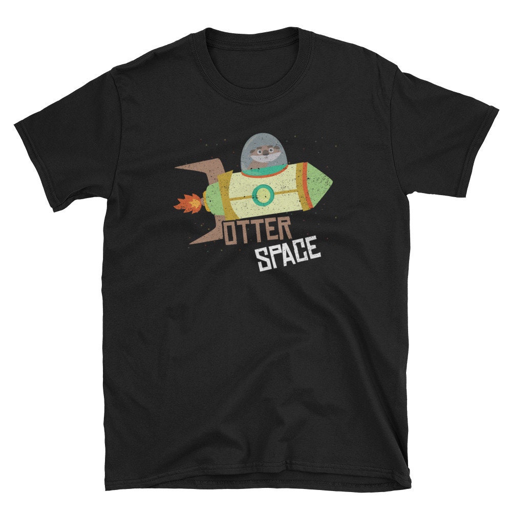 Otter Shirt Otter Gift Cute Otter Funny Space Shirt Animal - Etsy