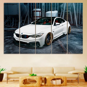 BMW Canvas Bmw Wall Decor BMW Poster BMW Print Muscle Car Wall Art ...
