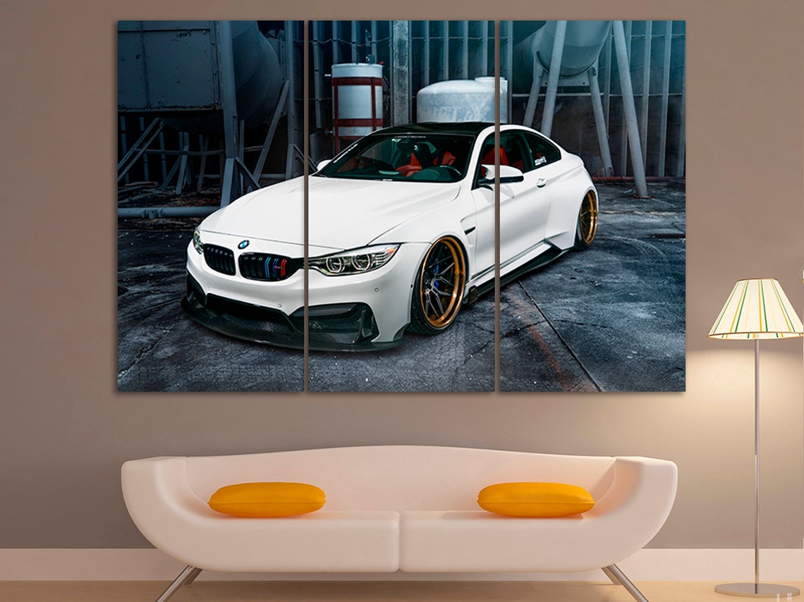 BMW Canvas Bmw Wall Decor BMW Poster BMW Print Muscle Car Wall Art ...
