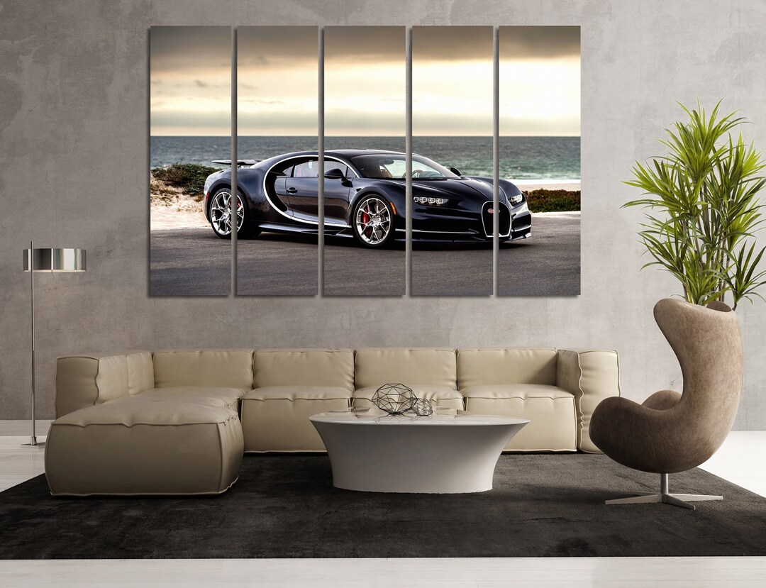Bugatti Chiron Canvas Bugatti Print Room Decor Bugatti Wall Decor Car ...