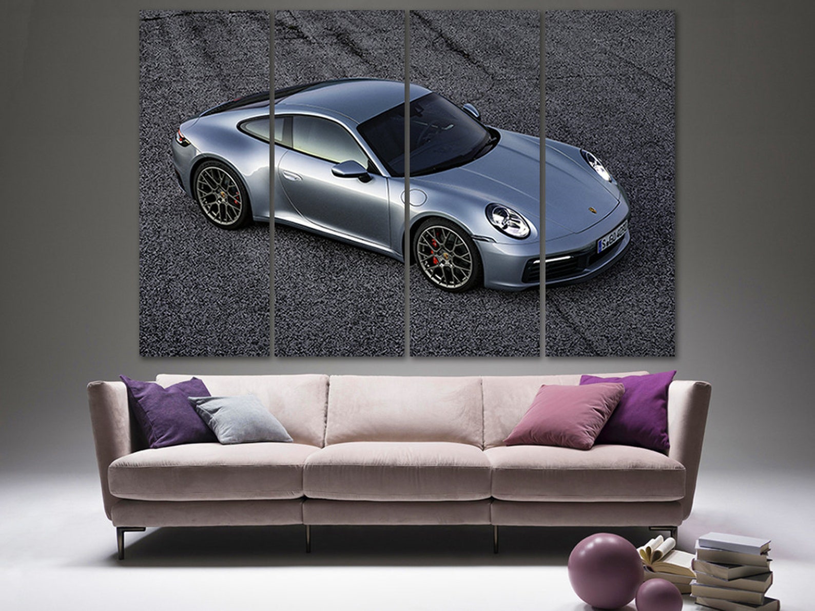 Porsche Carrera 911 Porsche Carrera Canvas Porsche wall decor | Etsy