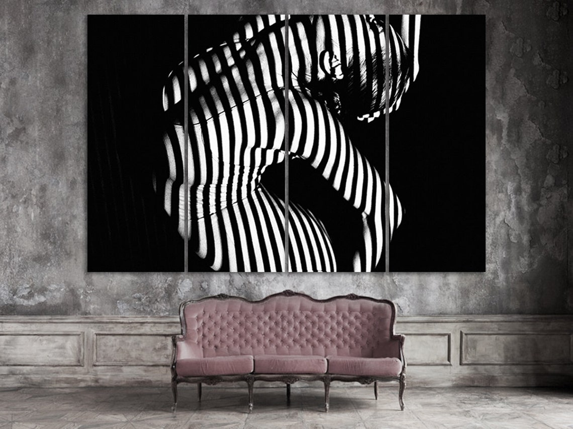 Erotic Wall Décor Erotic Print On Canvas Sexy Wall Poster Etsy
