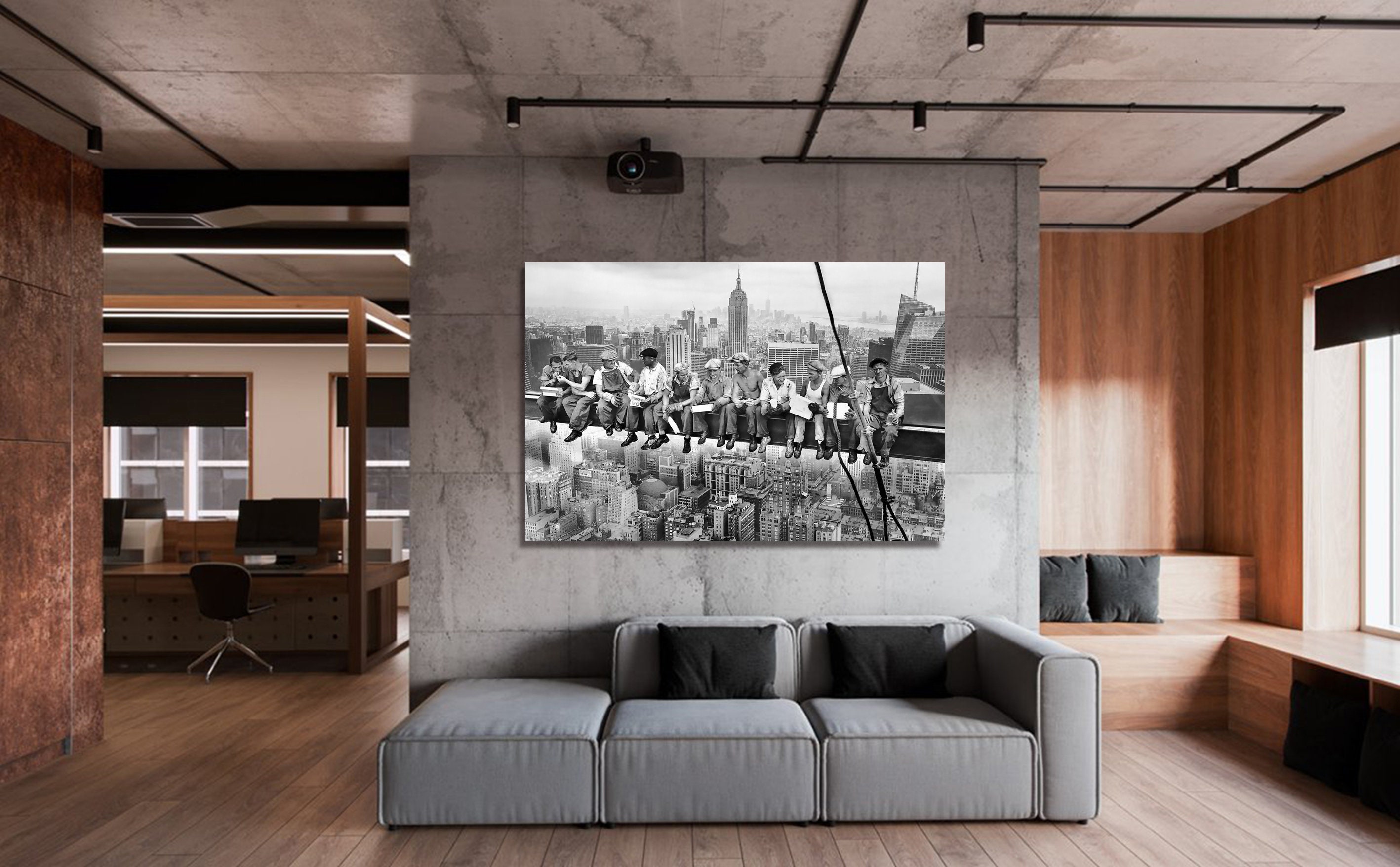 Lunchtime on a Skyscraper Print Art, Lunch Atop a Skyscraper Photo ...