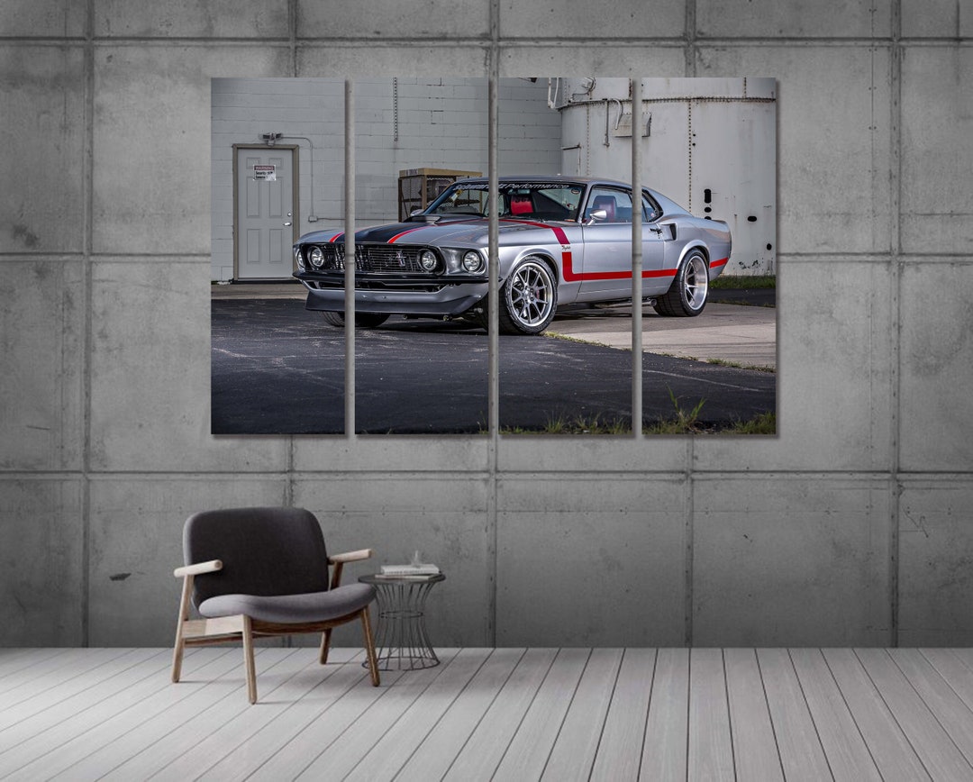 Ford Mustang 1969, Ford Mustang Wall Art Canvas, Ford Print, Ford Photo ...
