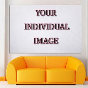 Personalized Canvas Wall Art Your Individual Canvas Set of 5,4,3,or 1 ...