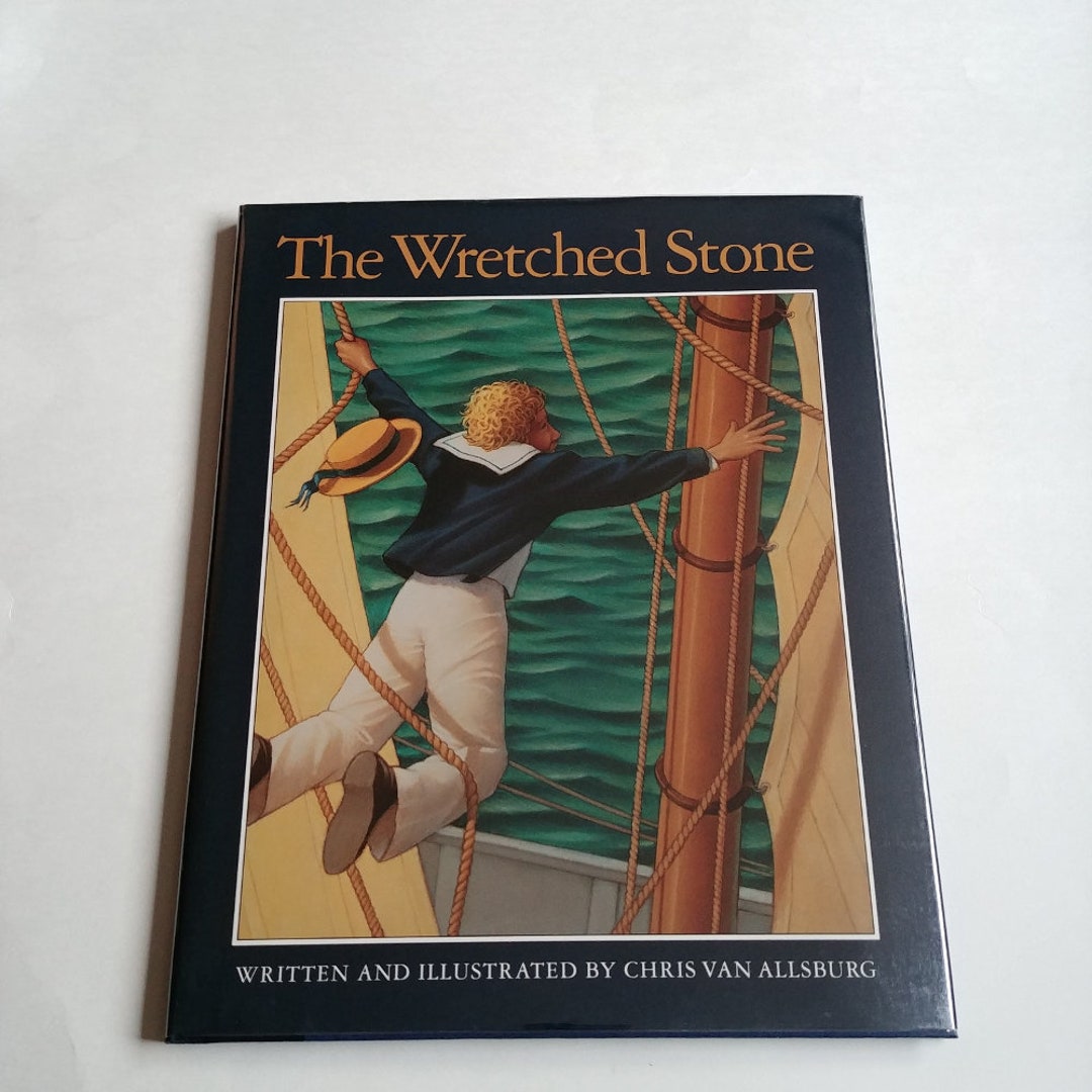 WRETCHED STONE, Chris Van Allsburg, 1st Edition in Dust Jacket, 1991 - Etsy