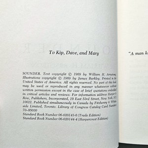 SOUNDER by William Armstrong, Newbery Medal, Inscribed by Author, Later ...