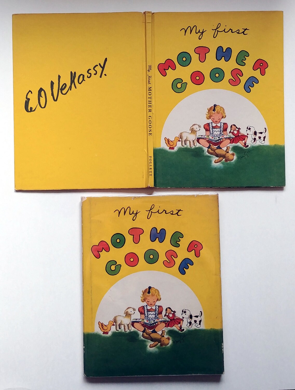 My FIRST MOTHER GOOSE Illustrated by Mary Gehr, 1946 in Dust Jacket - Etsy