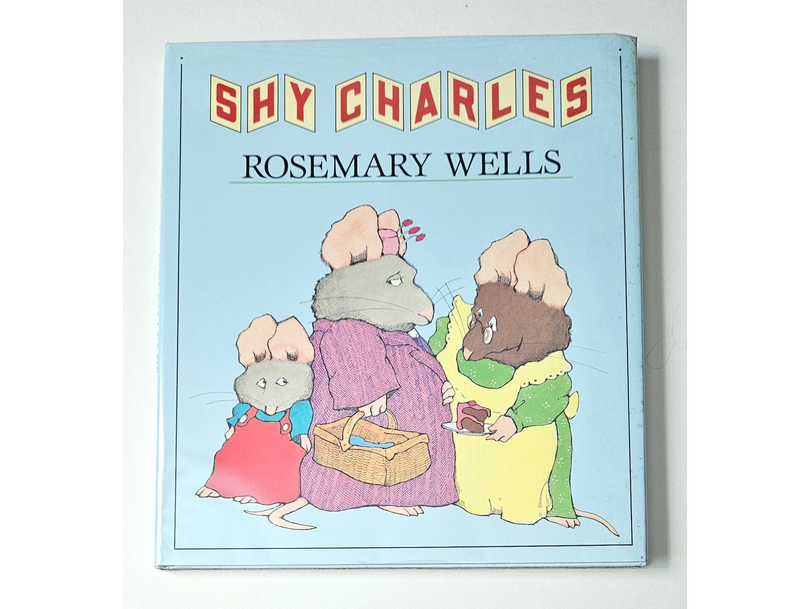 SHY CHARLES by Rosemary Wells, 1st Edition, 1988, Self-confidence, Mice ...