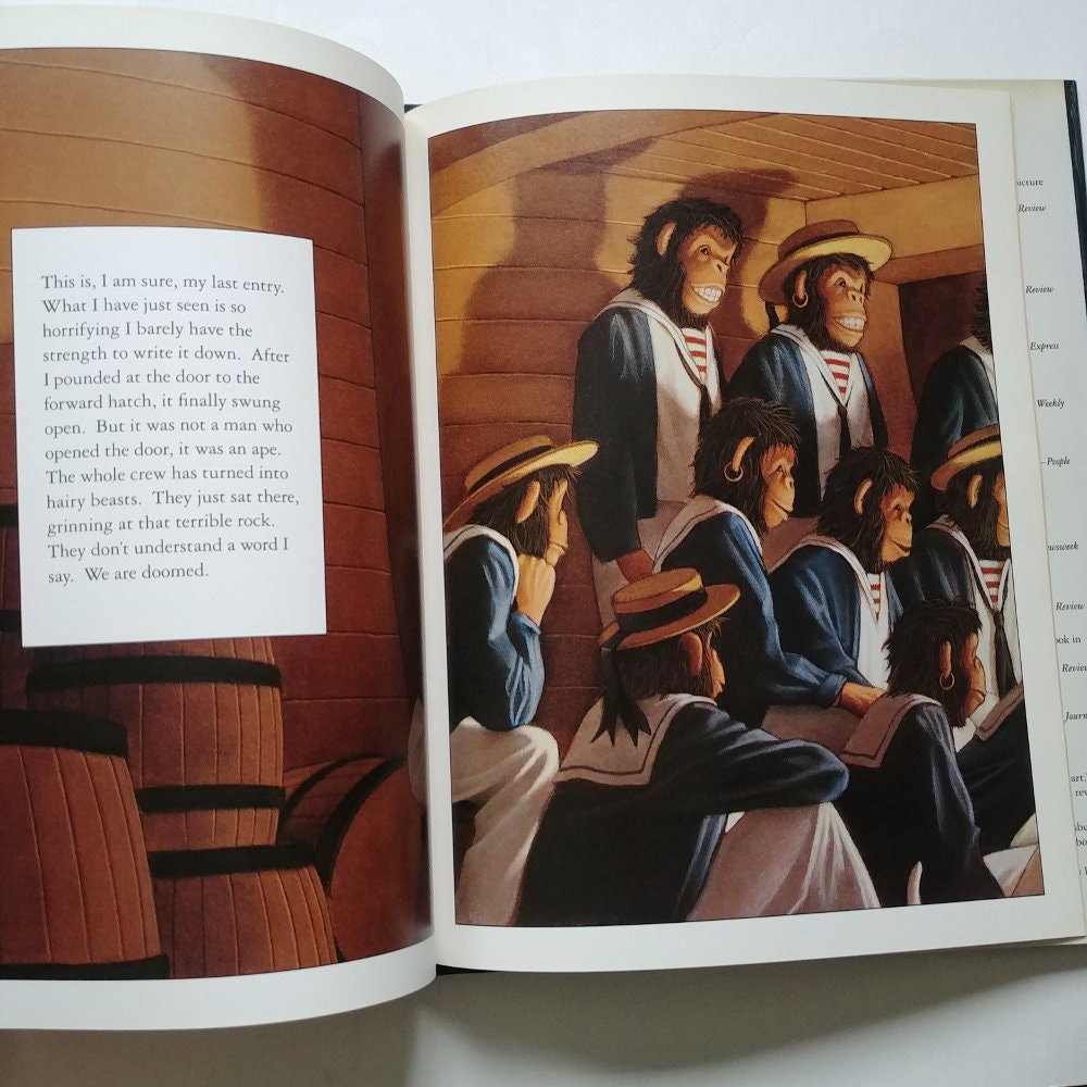 WRETCHED STONE, Chris Van Allsburg, 1st Edition in Dust Jacket, 1991 ...