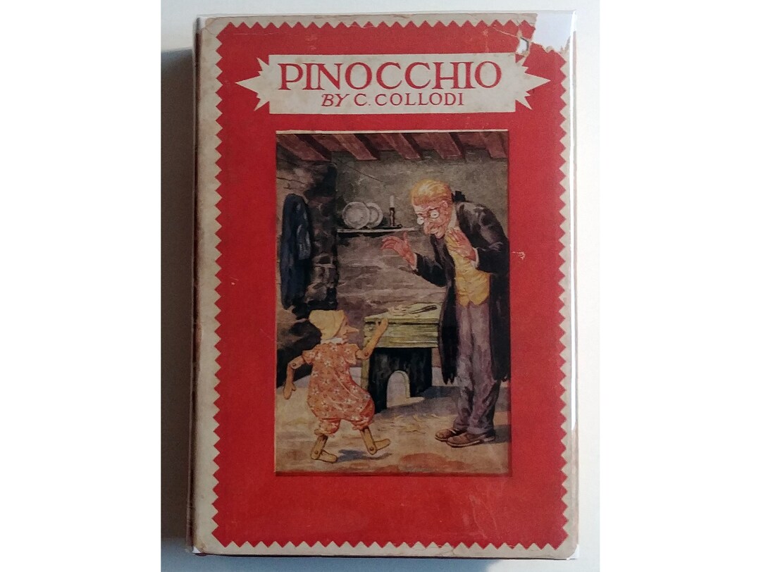 PINOCCHIO, Carlo Collodi, 1930 in Dust Jacket - Etsy