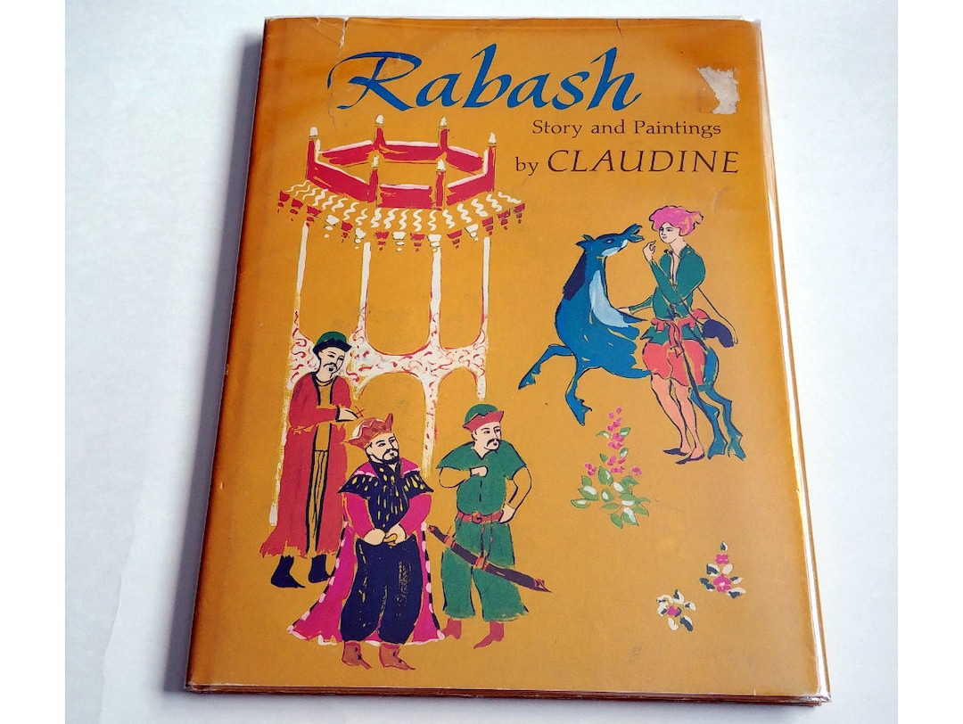 RABASH by Claudine, First Edition in Dust Jacket 1965, Horses, Persia ...