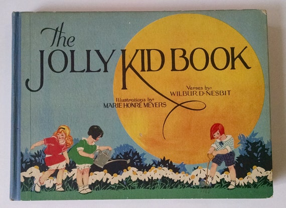 JOLLY KID BOOK Volland Board Book 1920s Honore Meyers Rare | Etsy
