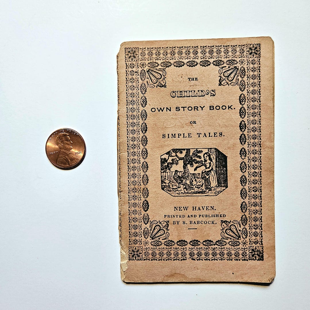 CHILD'S Own STORY BOOK, or Simple Tales, 1840, Engravings, Chapbook - Etsy