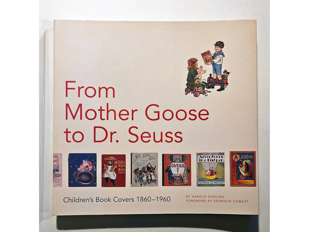 From MOTHER GOOSE to Dr SEUSS Children's Book Covers 1860-1960 - Etsy