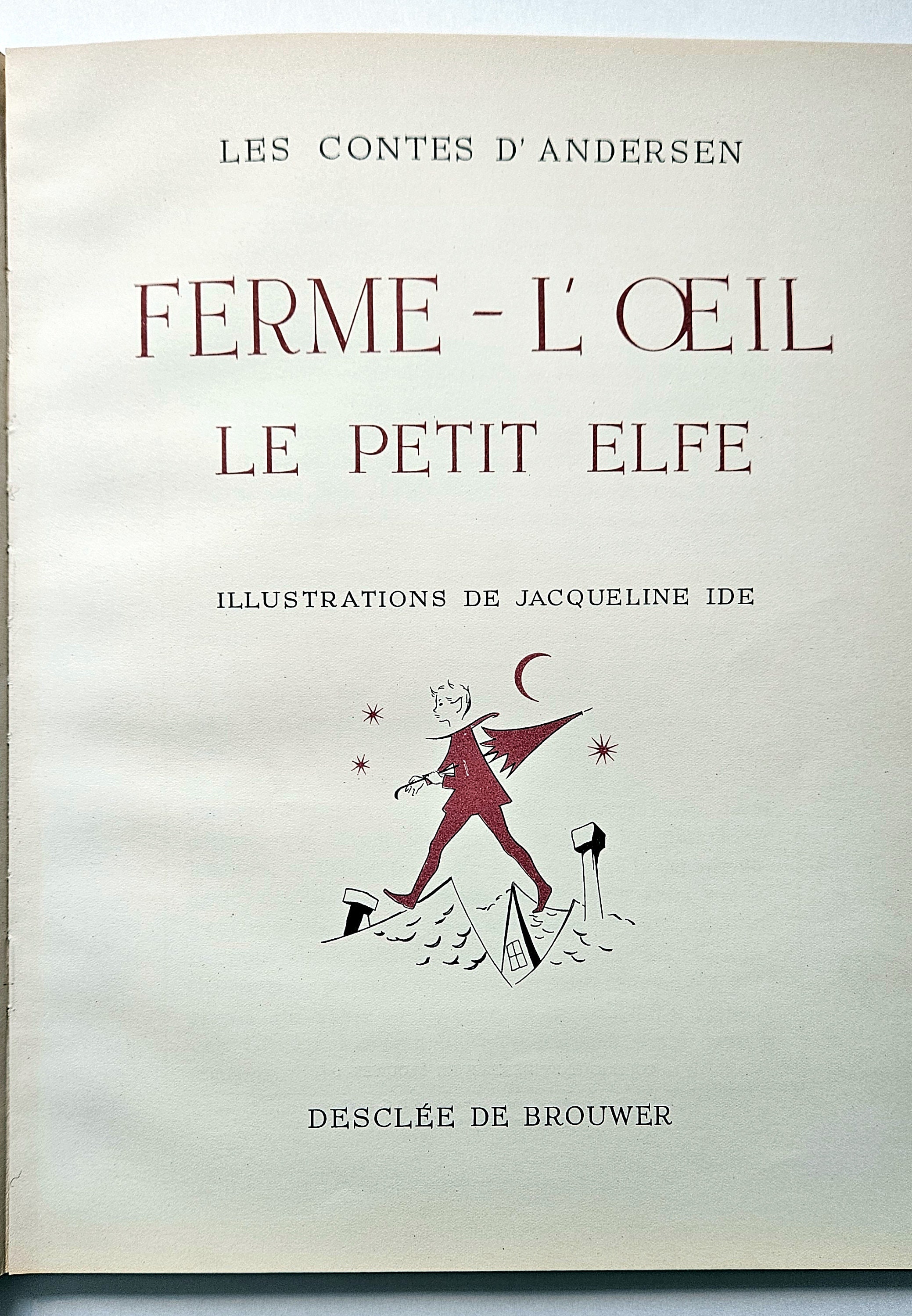 Ferme-l'oeil Le Petit Elfe OLE-LUK-OIE the Dream God Hans Christian Andersen - Etsy
