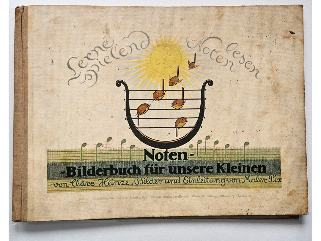 LERNE SPIELEND NOTEN Lesen. Noten-bilderbuch Furunsere Kleinen. Music ...