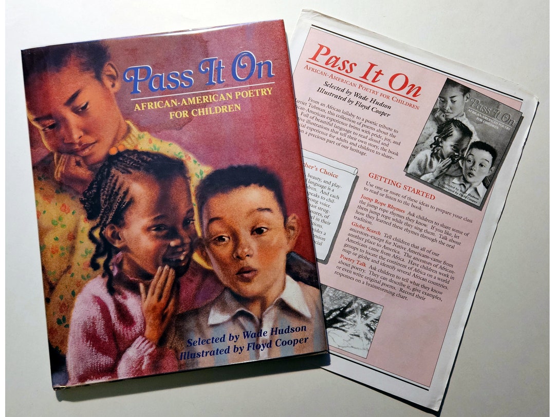 PASS IT ON African-american Poetry for Children 1993 1st Ed in Dust ...