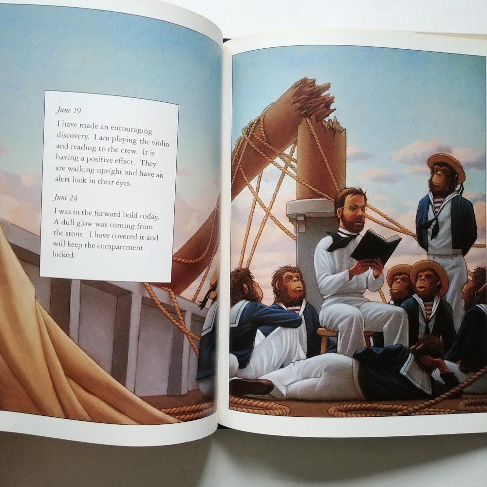 WRETCHED STONE, Chris Van Allsburg, 1st Edition in Dust Jacket, 1991 ...