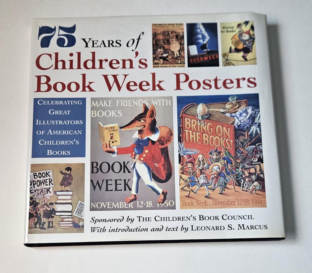 75 YEARS of Children's BOOK WEEK Posters 1994 Leonard Marcus - Etsy