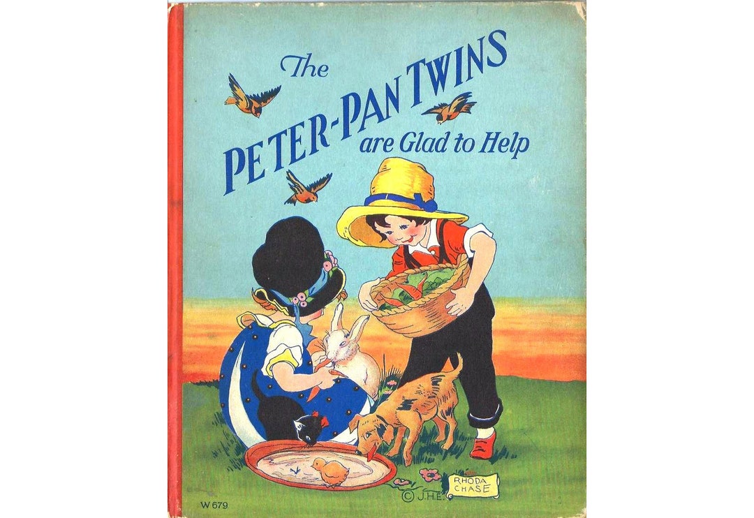 PETER-PAN TWINS Are Glad to Help, Betty K Lyman, Rhoda Chase, Nina ...