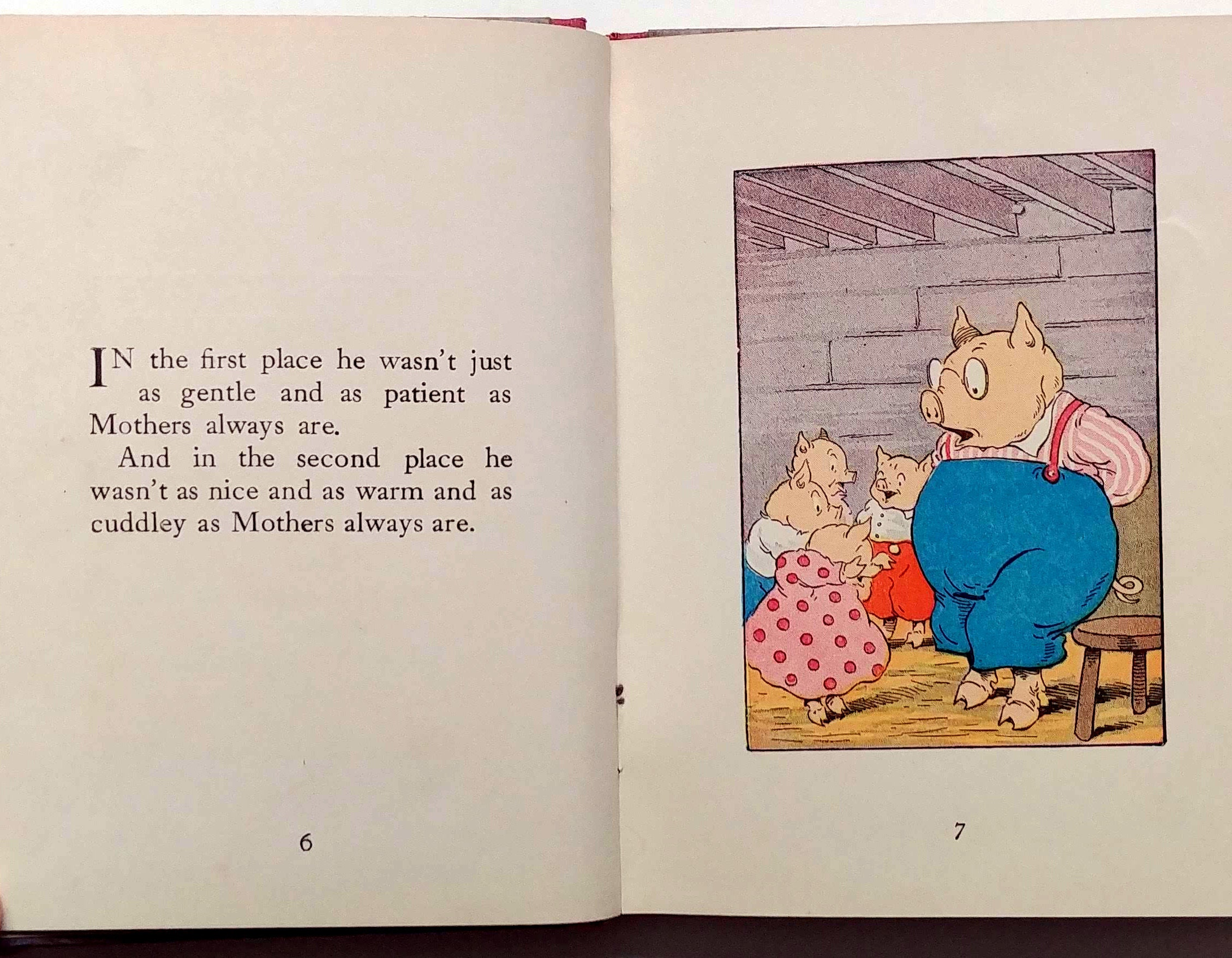 FOUR LITTLE PIGS That Didn't Have Any Mother, Altemus Wee Books, Circa ...